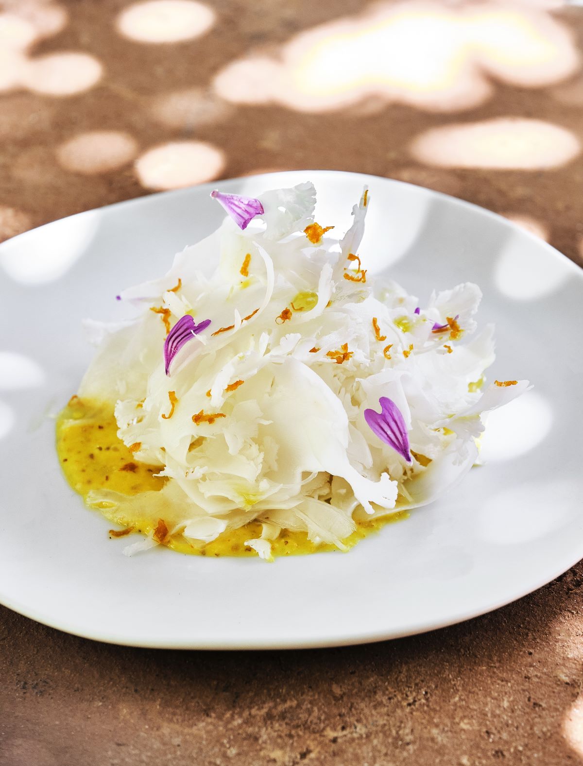 Ensalada de coliflor con salsa de mandarina, de Joan Roca y Salvador ...